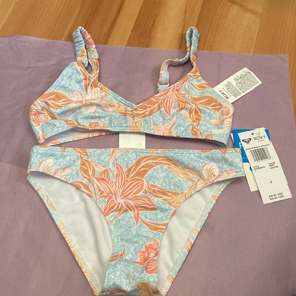 Roxy | Swim | Roxy Girls Bikini New Size 8 | Poshmark